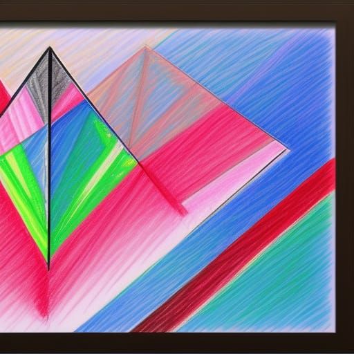 pyramid abstract - AI Generated Artwork - NightCafe Creator