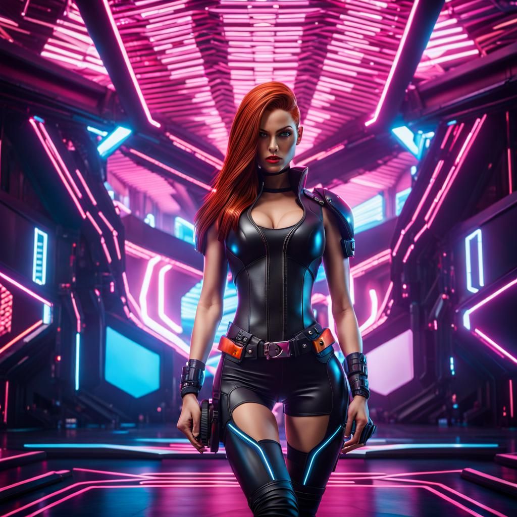 Razorgirl - AI Generated Artwork - NightCafe Creator