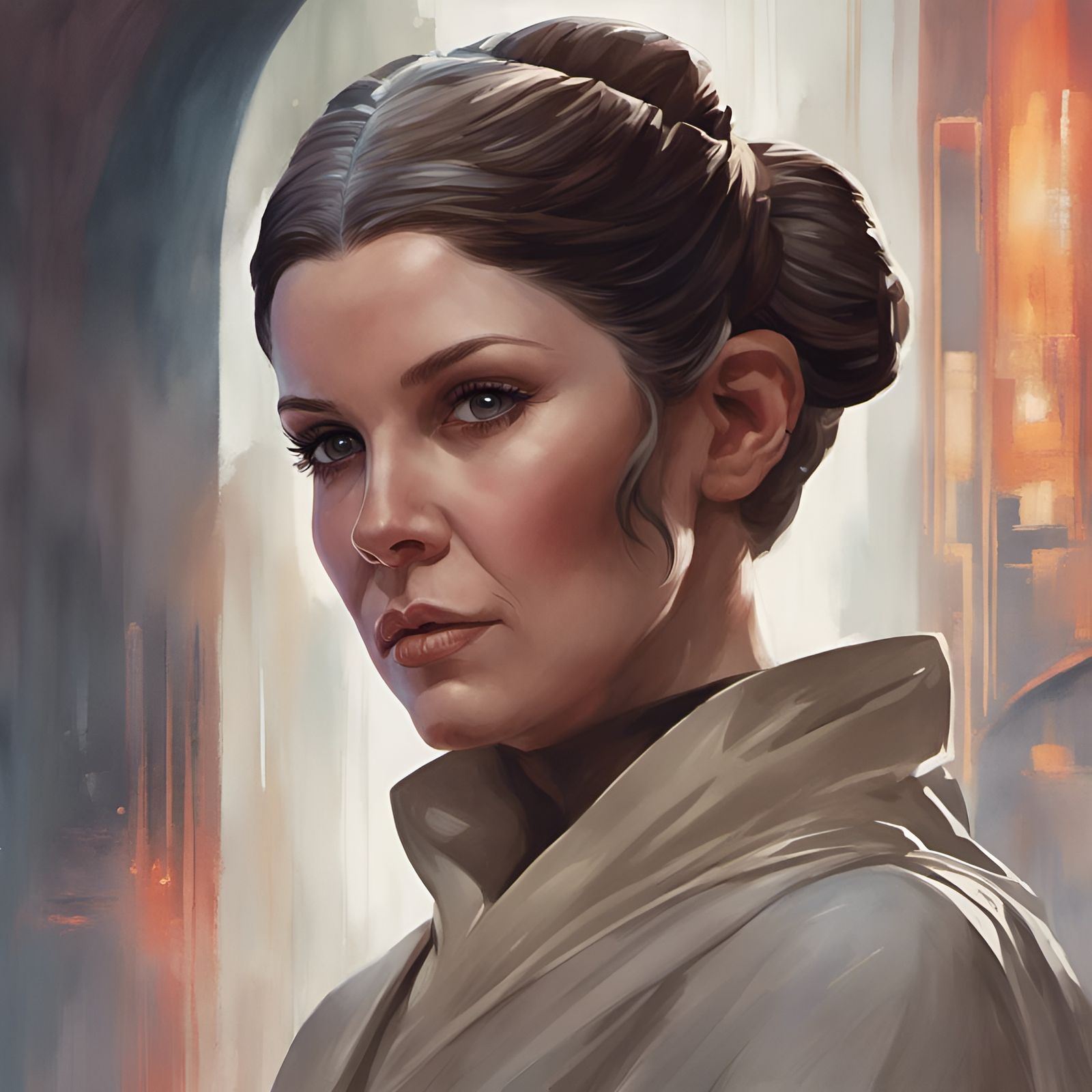 Princess Leia Organa Of Alderaan Ai Generated Artwork Nightcafe