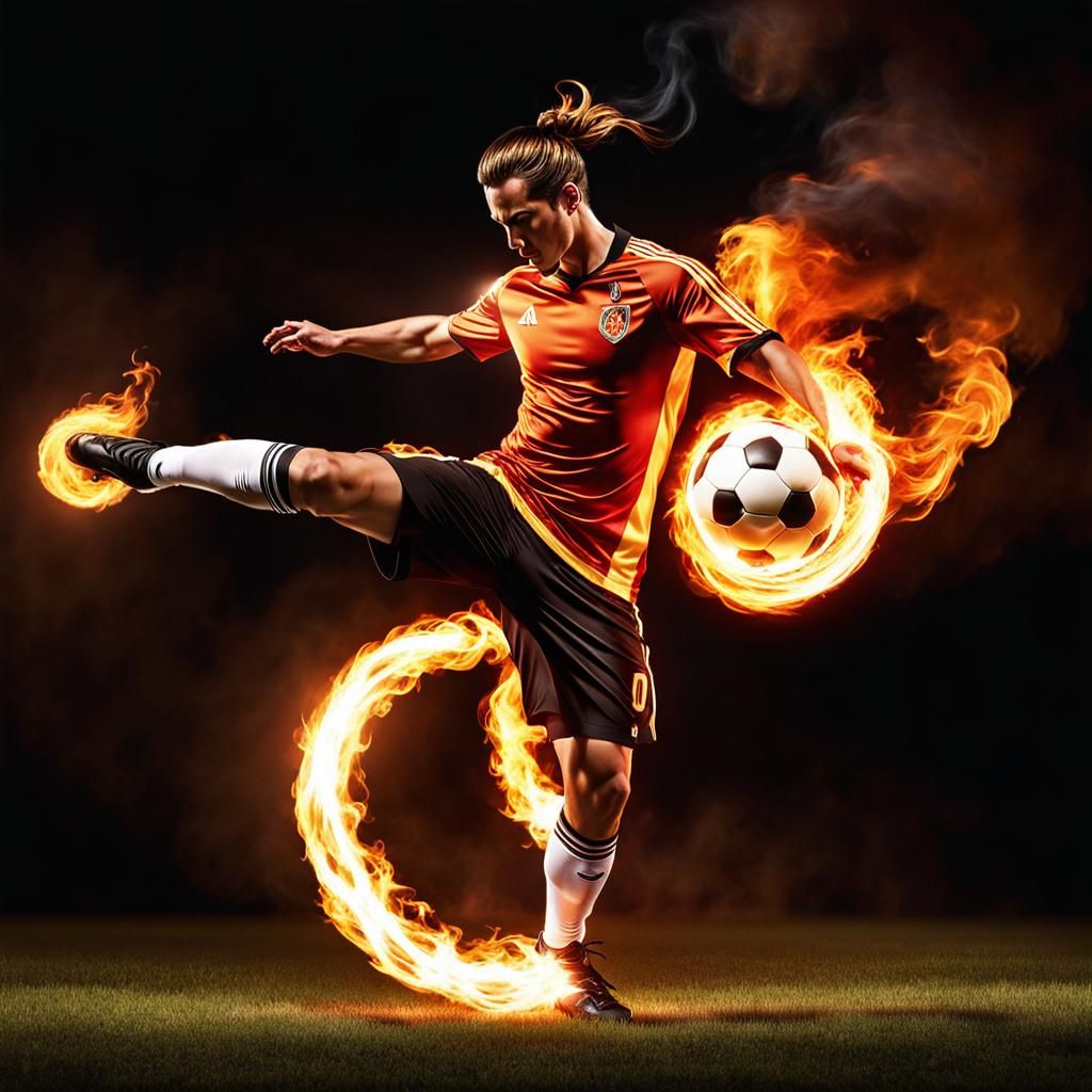 Football - AI Generated Artwork - NightCafe Creator