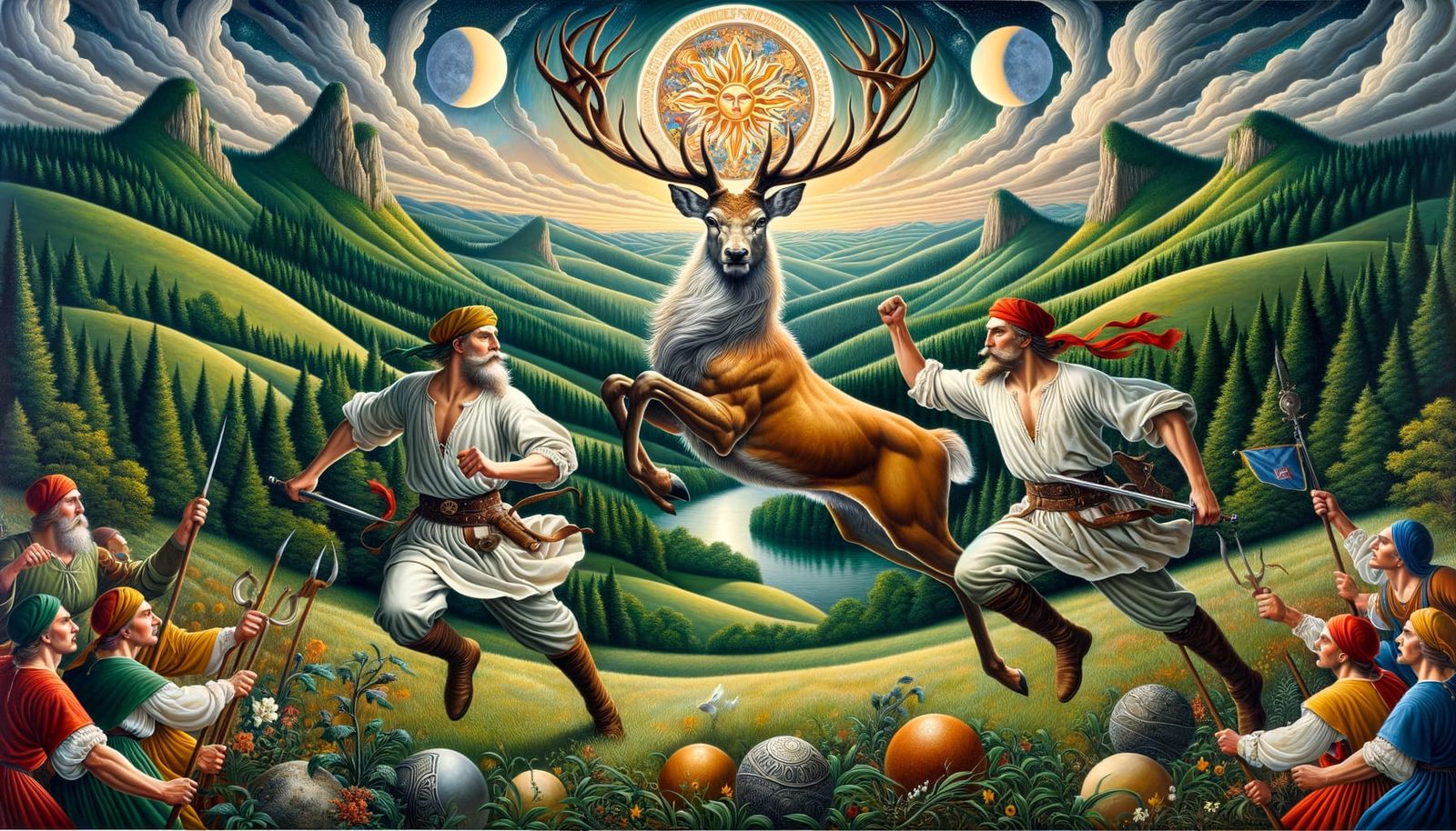 The Ancient Legend of Hunor and Magor...