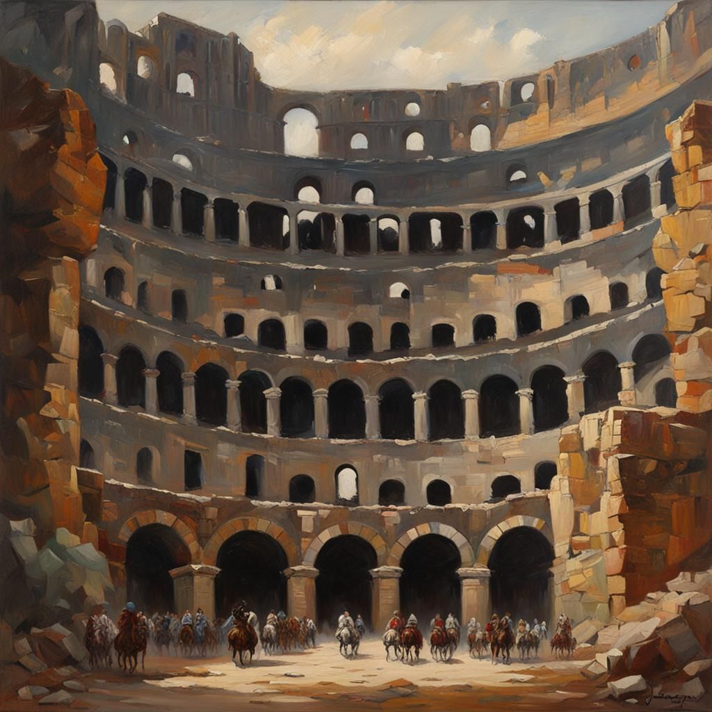 Coliseum - AI Generated Artwork - NightCafe Creator