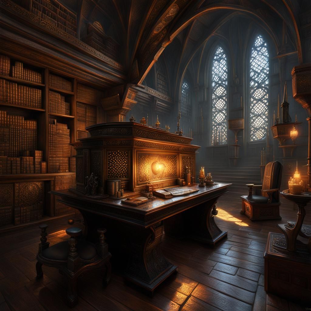 Medieval work place. - AI Generated Artwork - NightCafe Creator