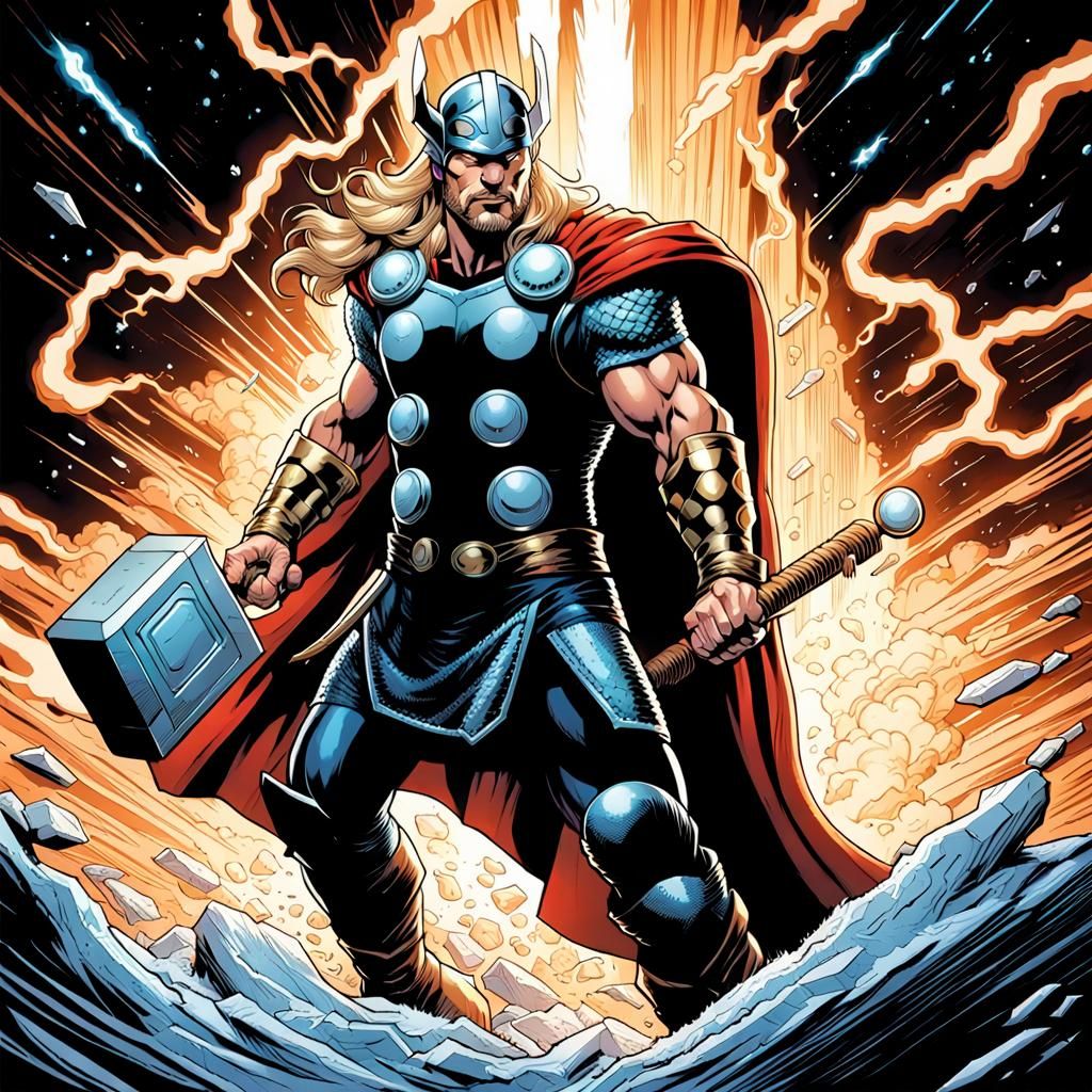 Thor - AI Generated Artwork - NightCafe Creator