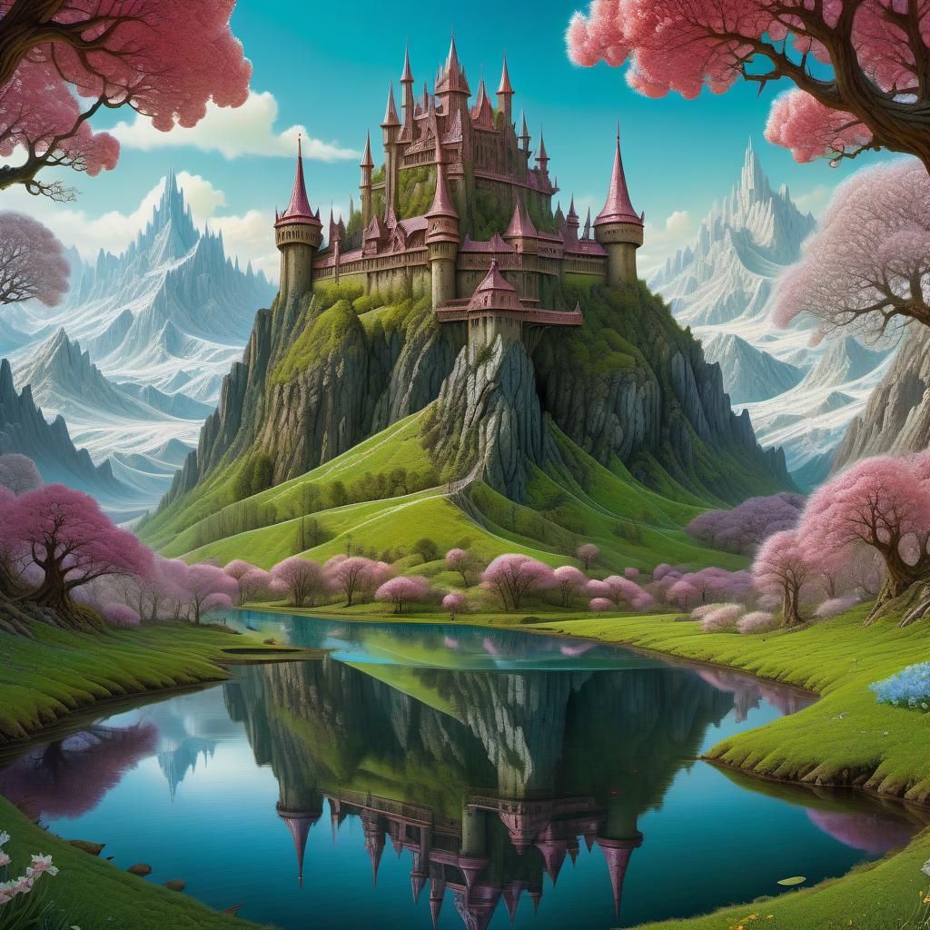 Magic reflections in water - AI Generated Artwork - NightCafe Creator