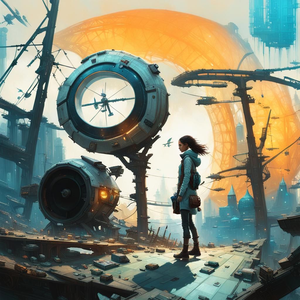 Time machine is broken - AI Generated Artwork - NightCafe Creator