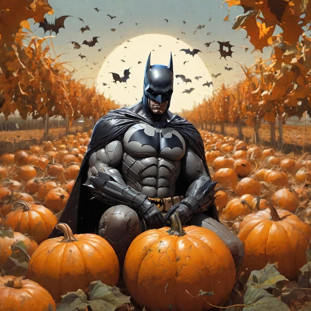 Batman Ready for Halloween - AI Generated Artwork - NightCafe Creator