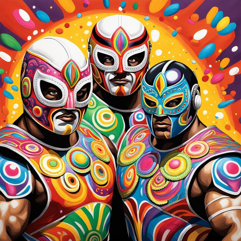 Luchador Stable - AI Generated Artwork - NightCafe Creator