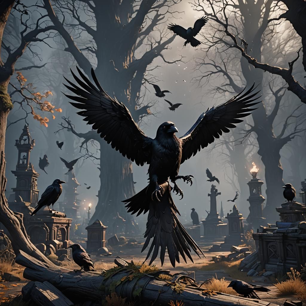 Nevermore #3 - AI Generated Artwork - NightCafe Creator