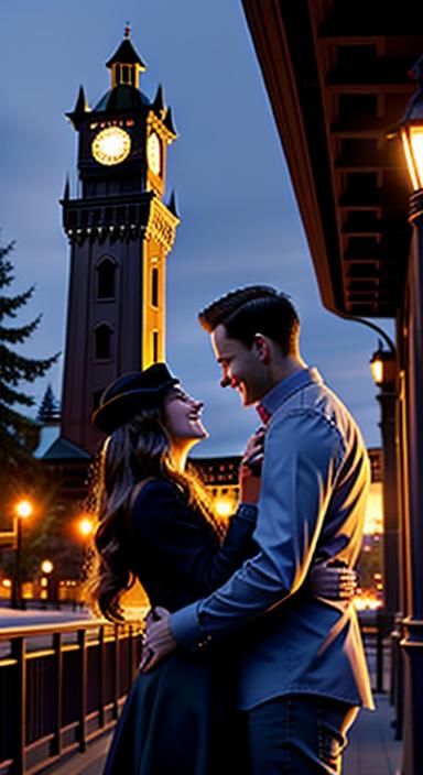 Spokane Clocktower by Night by Inge Johnsson :: Riverfront Park. Spokane, WA : Great Northern ...