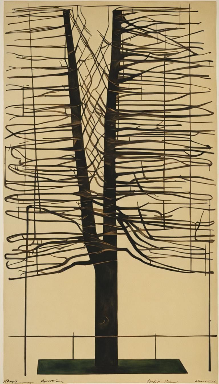 Tree by Marcel Duchamp - AI Generated Artwork - NightCafe Creator