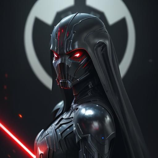 Star Wars Sith. Woman, Ultron, Agent Venom mask. Sauron armor - AI ...