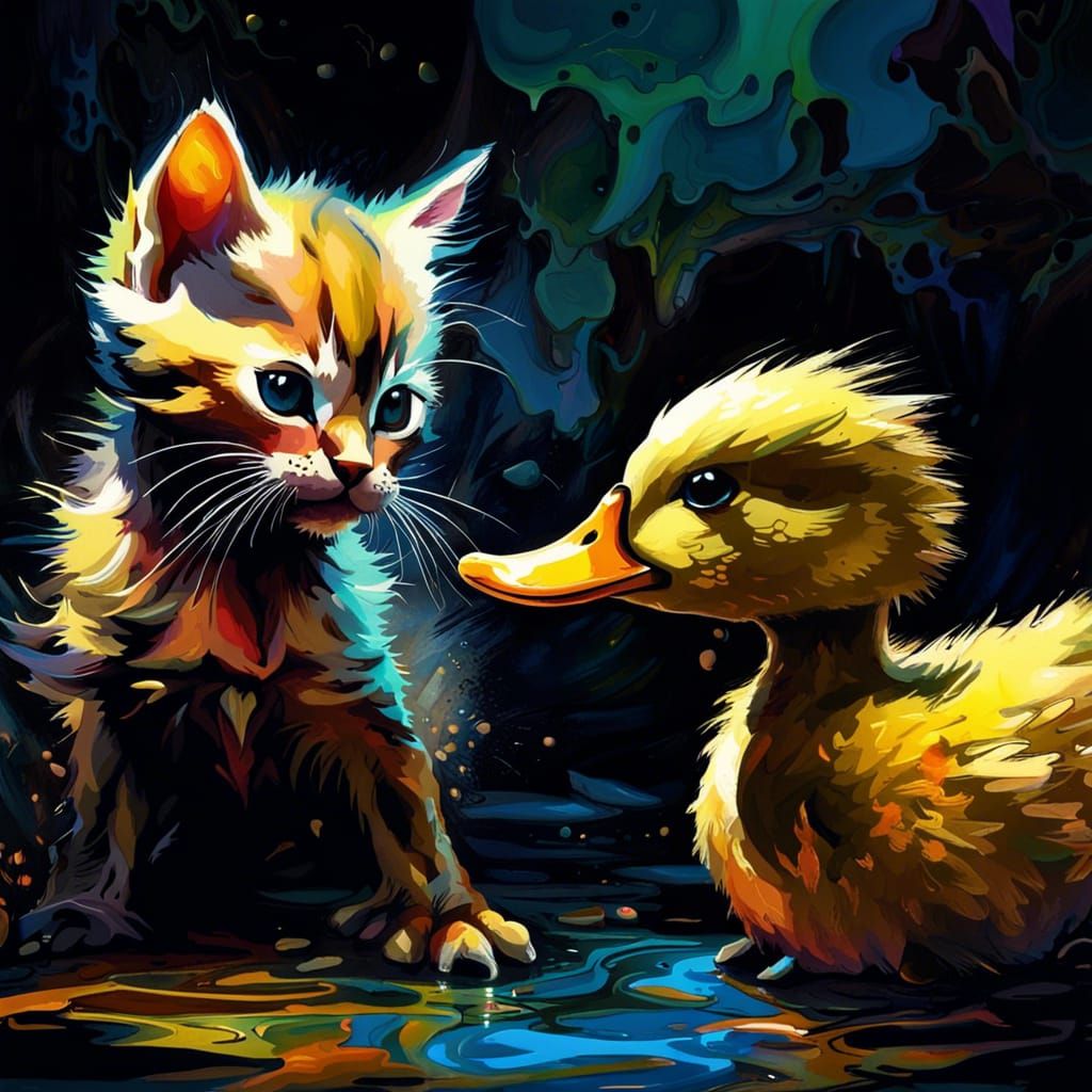 Cute? - AI Generated Artwork - NightCafe Creator