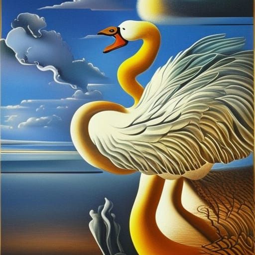 surreal swan : r/nightcafe
