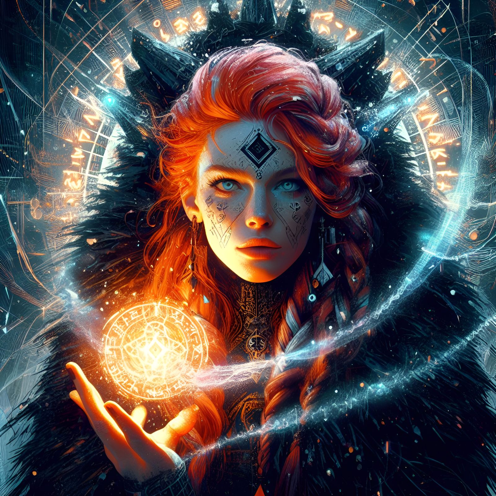 Sorcerer runes - AI Generated Artwork - NightCafe Creator