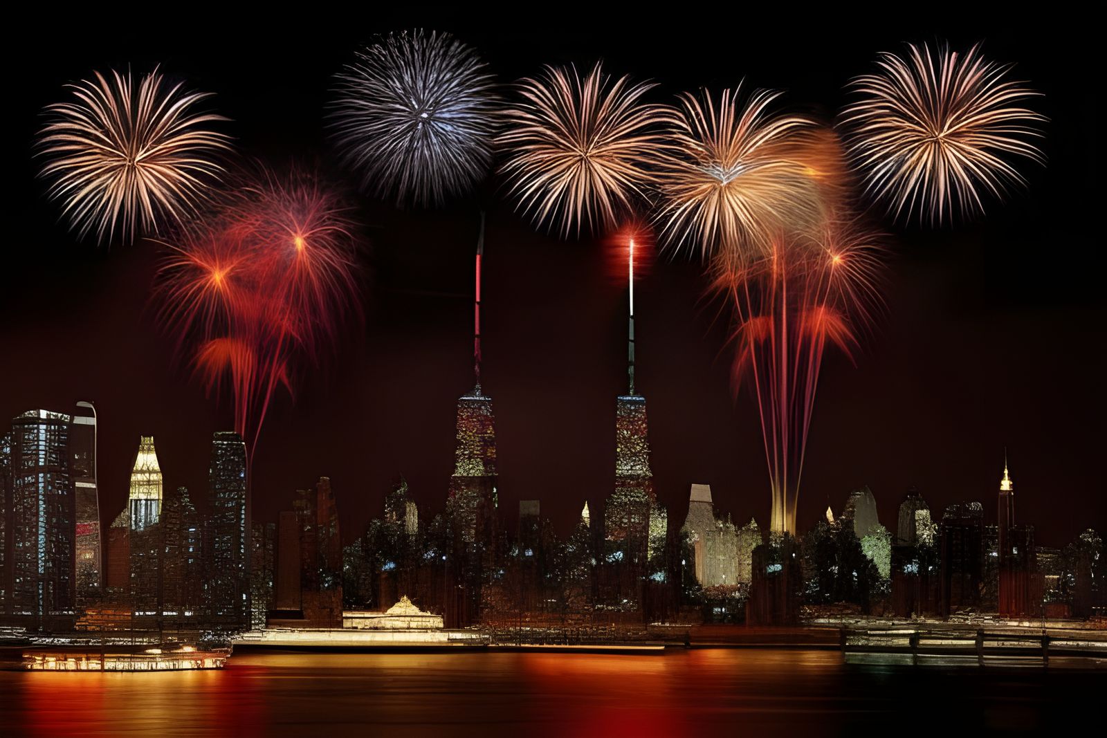 Fireworks - AI Generated Artwork - NightCafe Creator