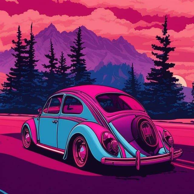 Neon Bug - AI Generated Artwork - NightCafe Creator