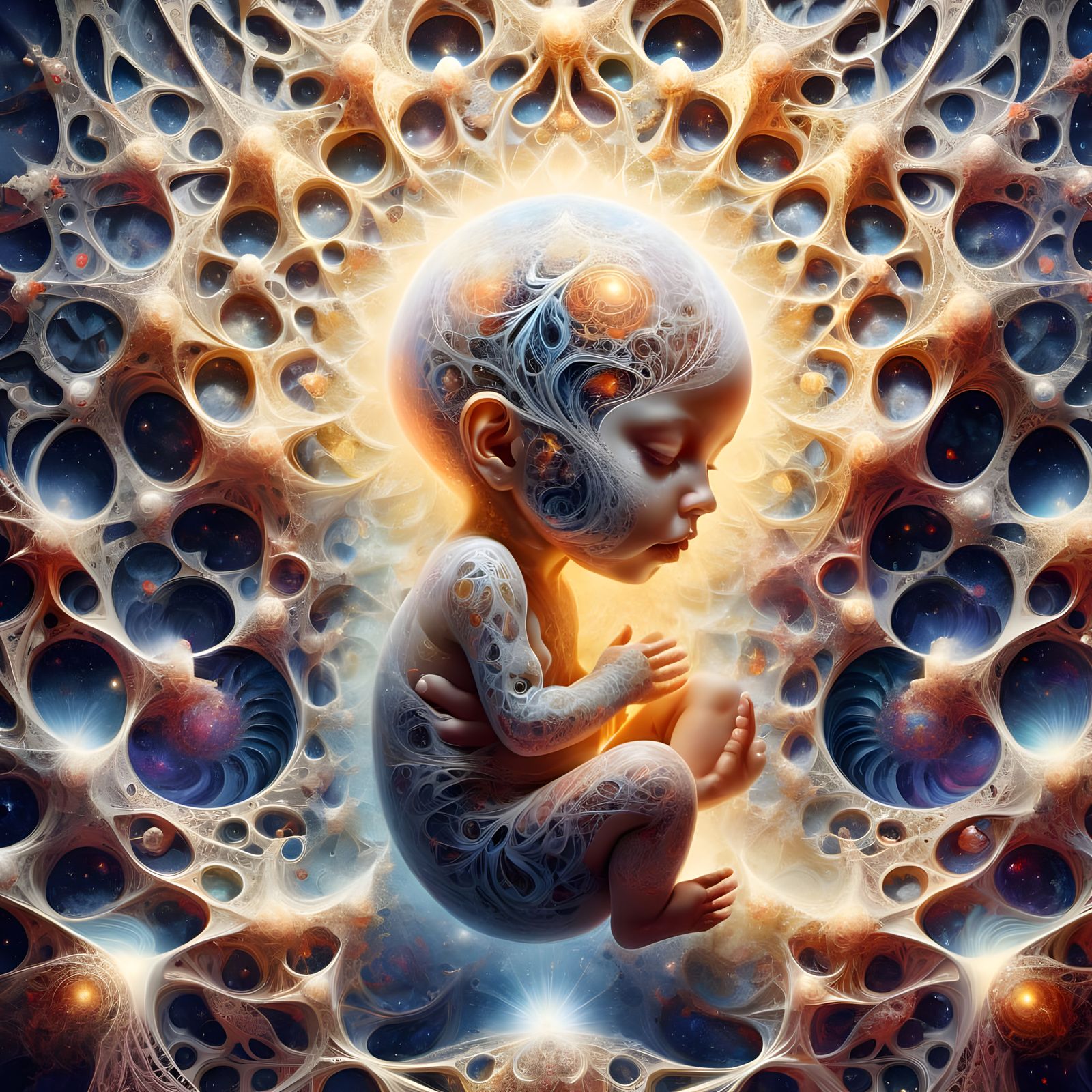 Fractals Creating The Infinite Spark Of Life (Continued)