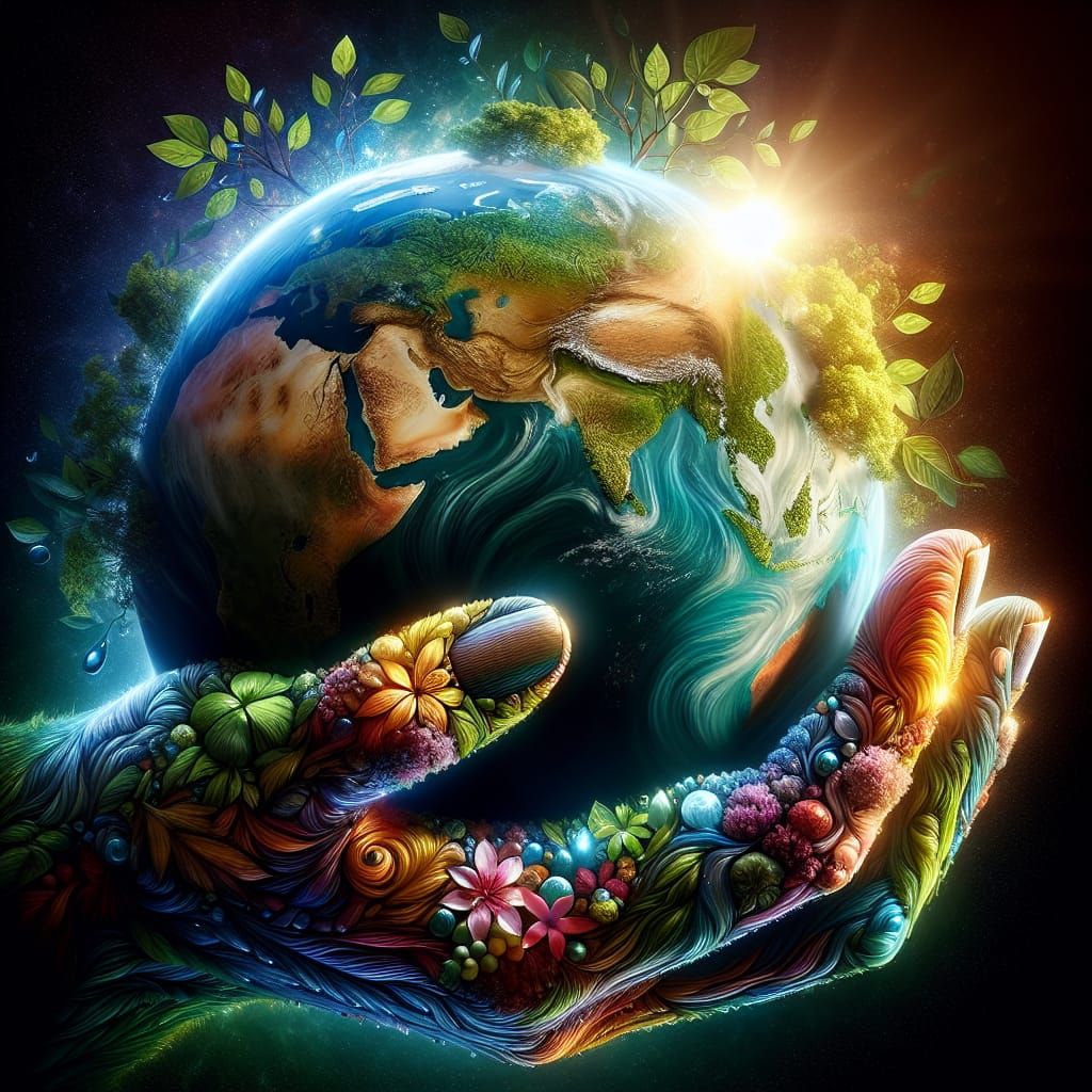 Earth Day - AI Generated Artwork - NightCafe Creator