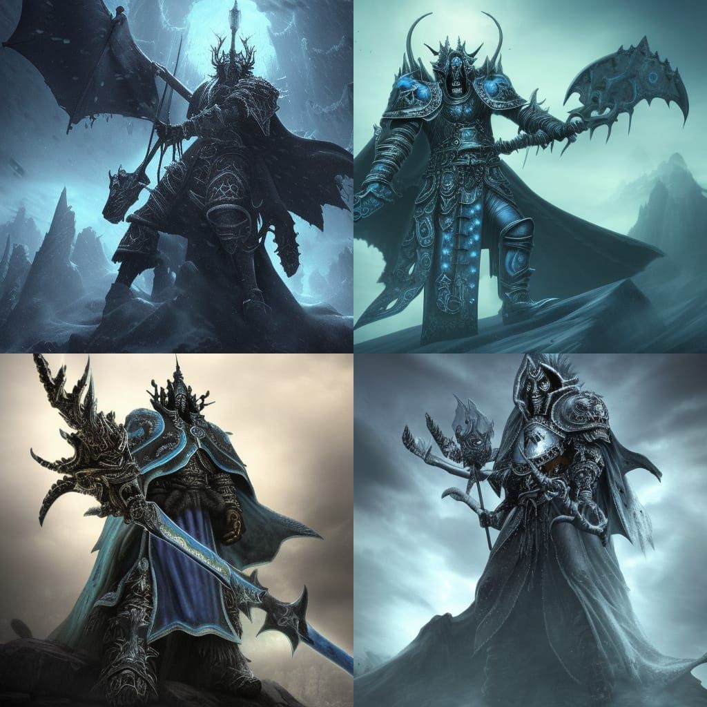 Undead Lich king - AI Generated Artwork - NightCafe Creator