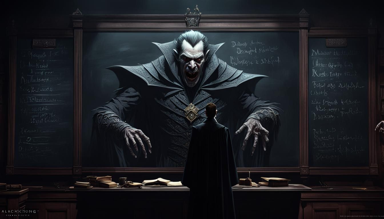 night school, monster school, The young "Renfield" fanatically devoted ...