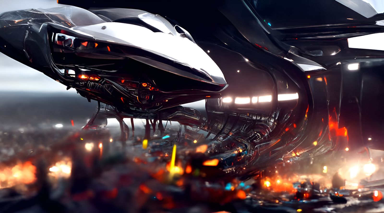 AI. Spaceship. #14 - AI Generated Artwork - NightCafe Creator