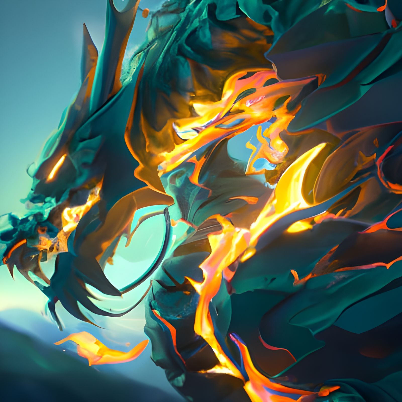 Jade dragon - AI Generated Artwork - NightCafe Creator