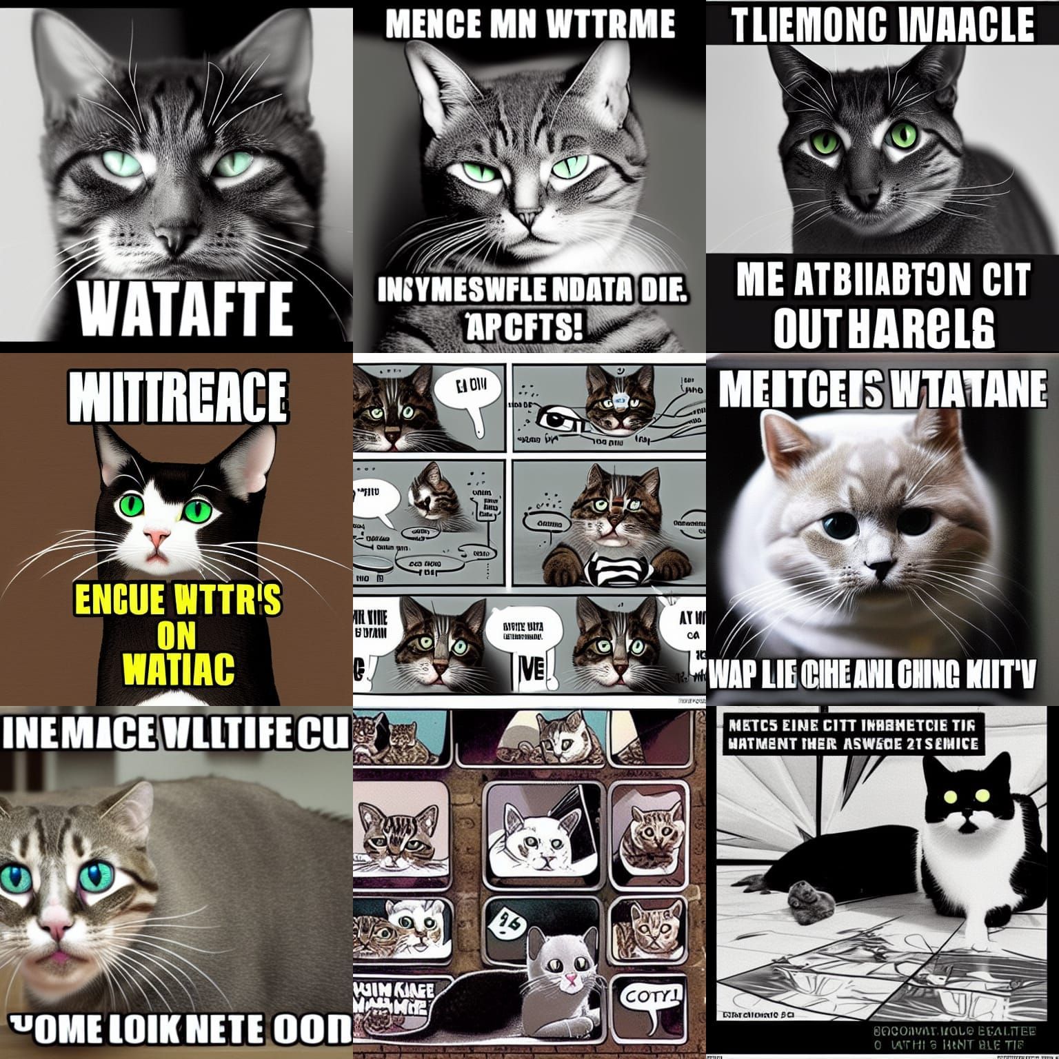 Memetic Feline Warfare - AI Generated Artwork - NightCafe Creator