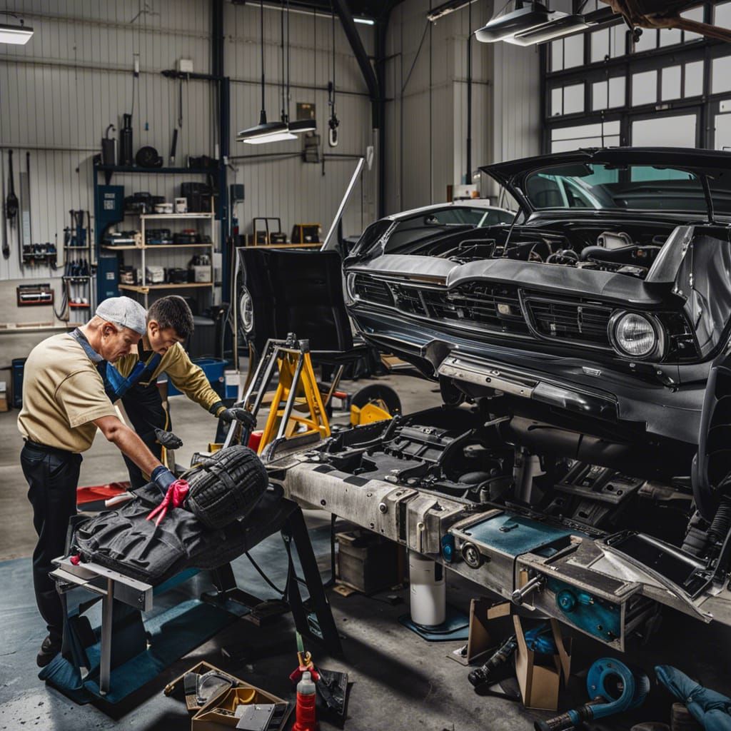 Learning Auto Repair - AI Generated Artwork - NightCafe Creator