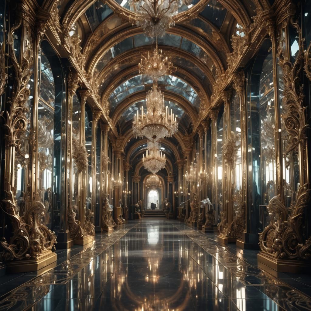 Hall of Mirrors - AI Generated Artwork - NightCafe Creator