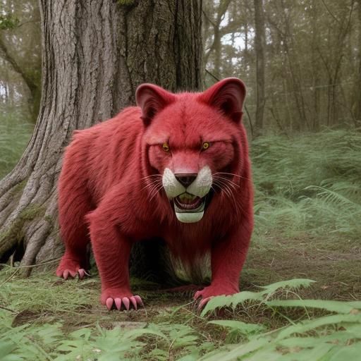 Nature red in tooth and claw - AI Generated Artwork - NightCafe Creator