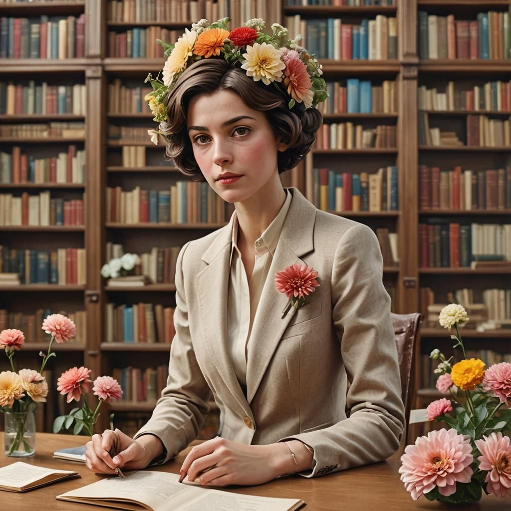 World famous libraries as women. - AI Generated Artwork - NightCafe Creator