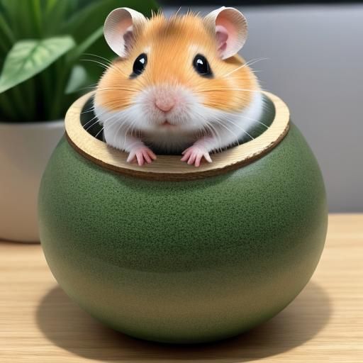 Naulty Hamster - AI Generated Artwork - NightCafe Creator