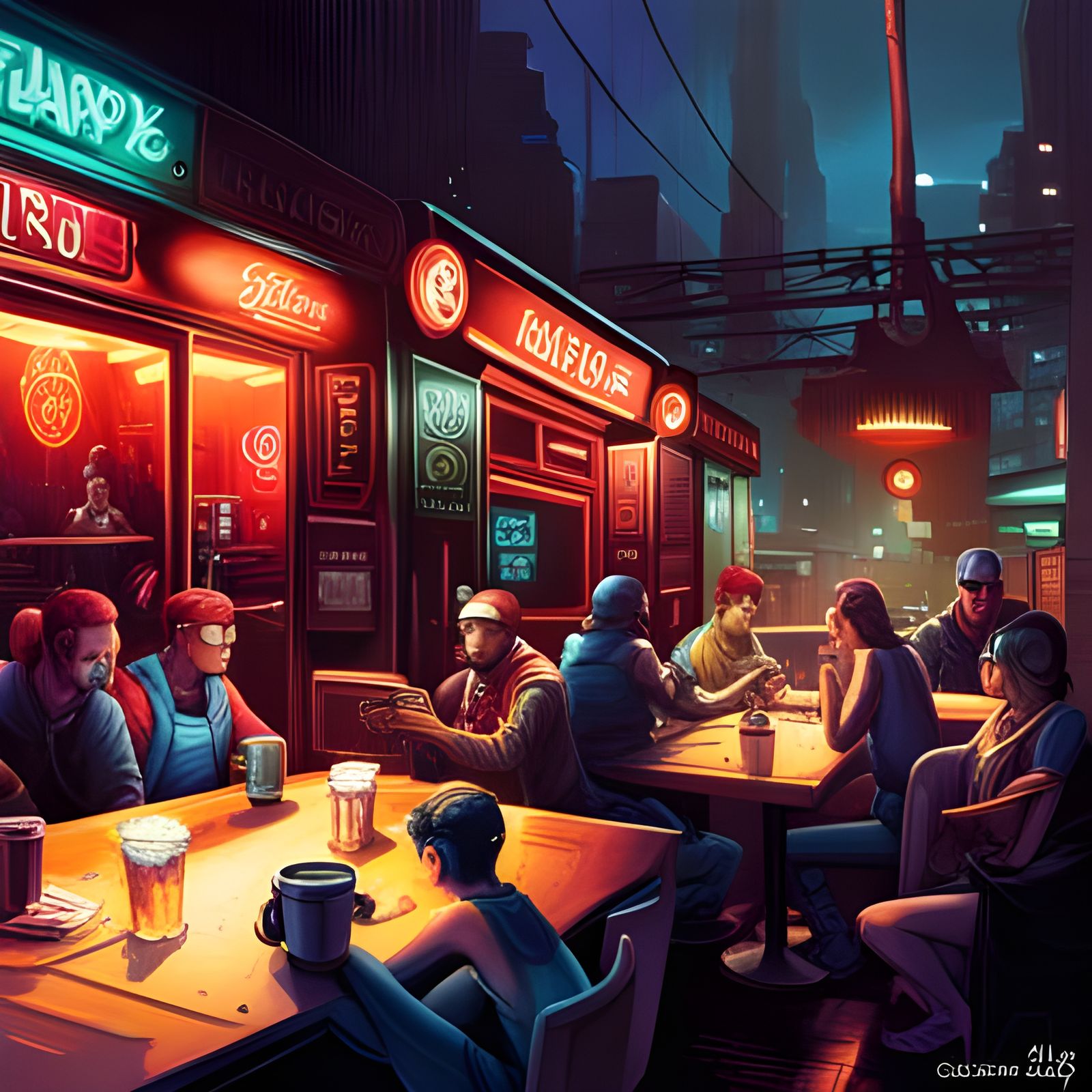 Night Cafe 11 - AI Generated Artwork - NightCafe Creator