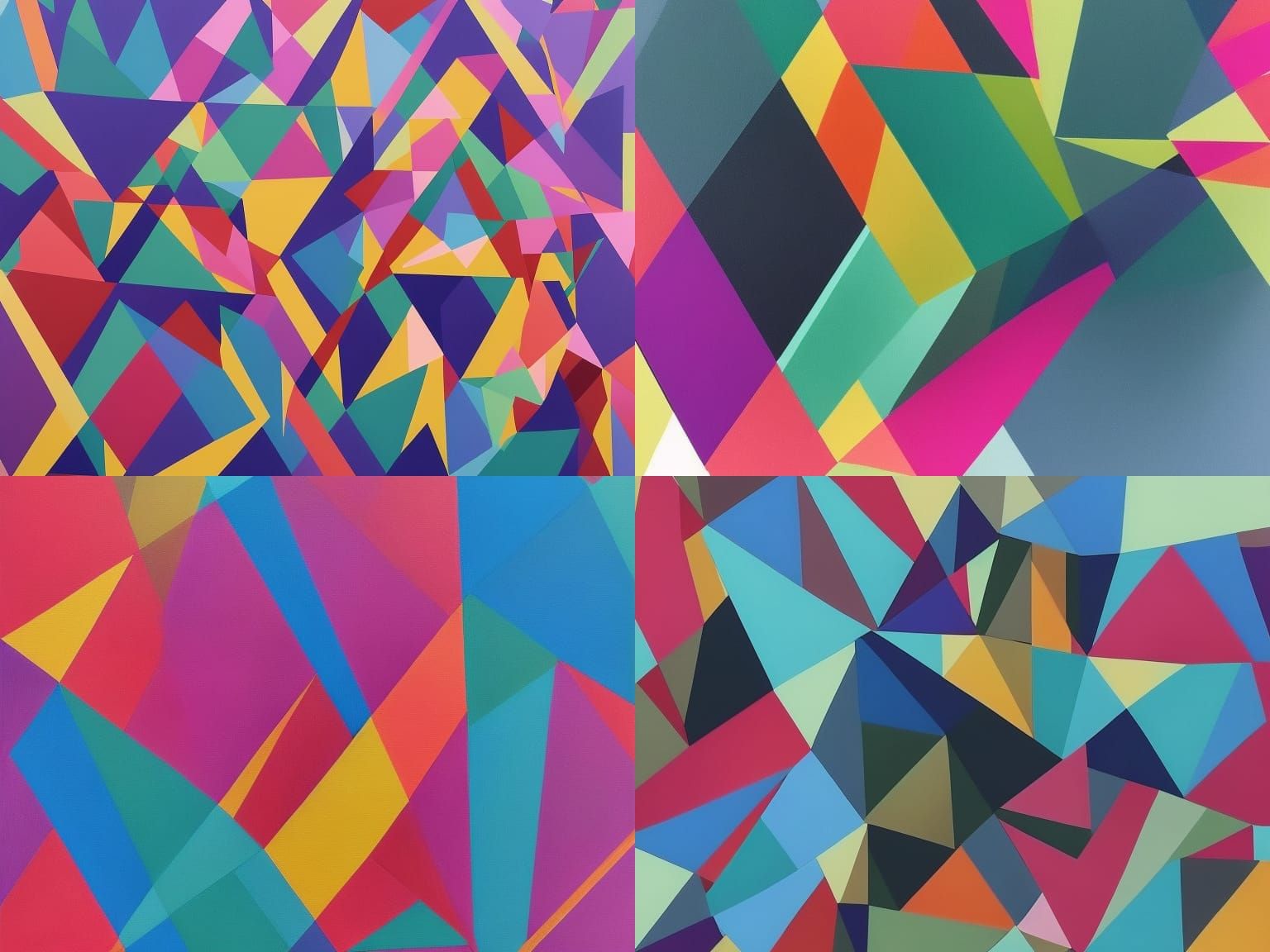 more geometric shapes. - AI Generated Artwork - NightCafe Creator