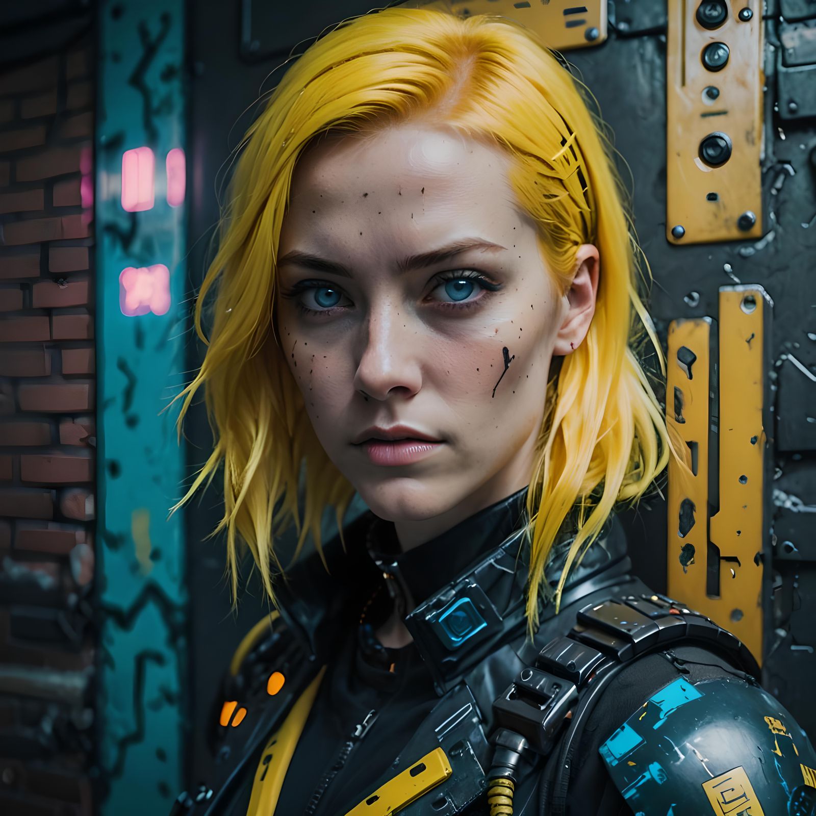 Yellow Mary - AI Generated Artwork - NightCafe Creator