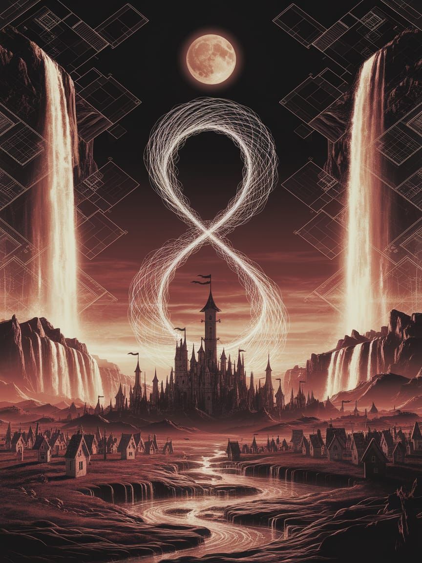 The Infinity Number 8 - Ethereal Infinity Symbol Ascends in ...