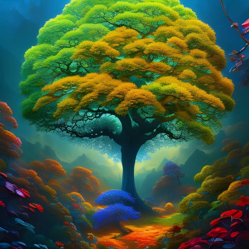 Tree - AI Generated Artwork - NightCafe Creator