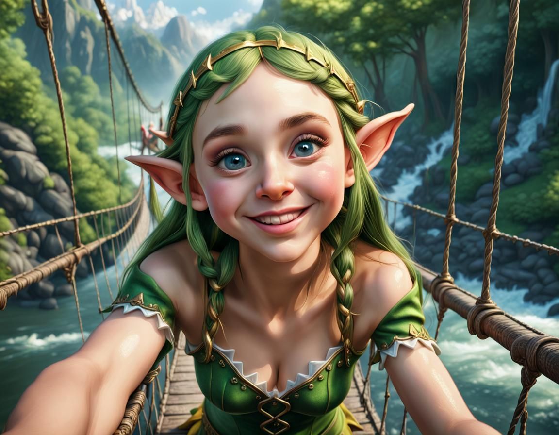 Smiling Elf. - AI Generated Artwork - NightCafe Creator