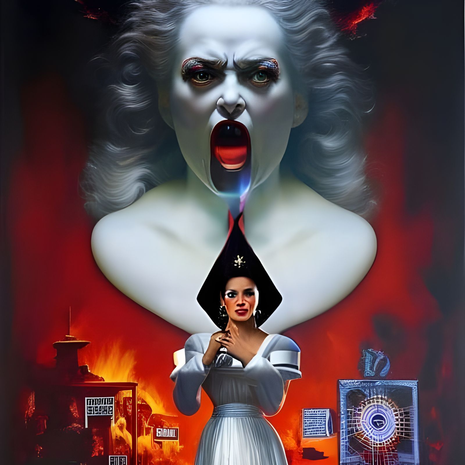 White Hot Rage - AI Generated Artwork - NightCafe Creator