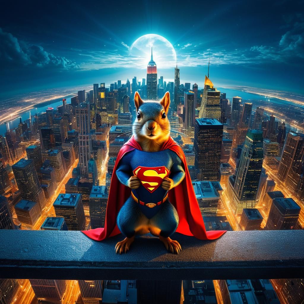 Super Squirrel - AI Generated Artwork - NightCafe Creator