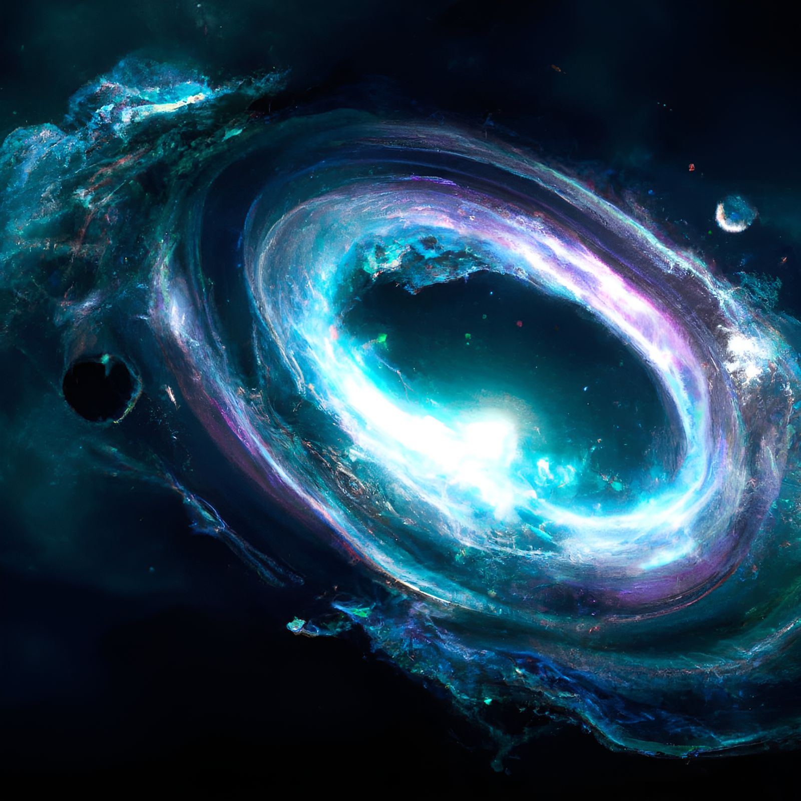 Rare Galaxy Types: Lenticular - AI Generated Artwork - NightCafe Creator