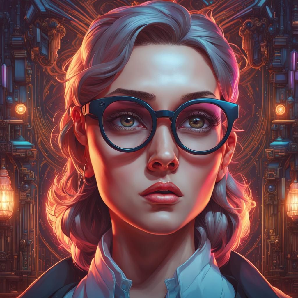 Coin Programmer in Neural Network: Detailed Portra... - AI Art