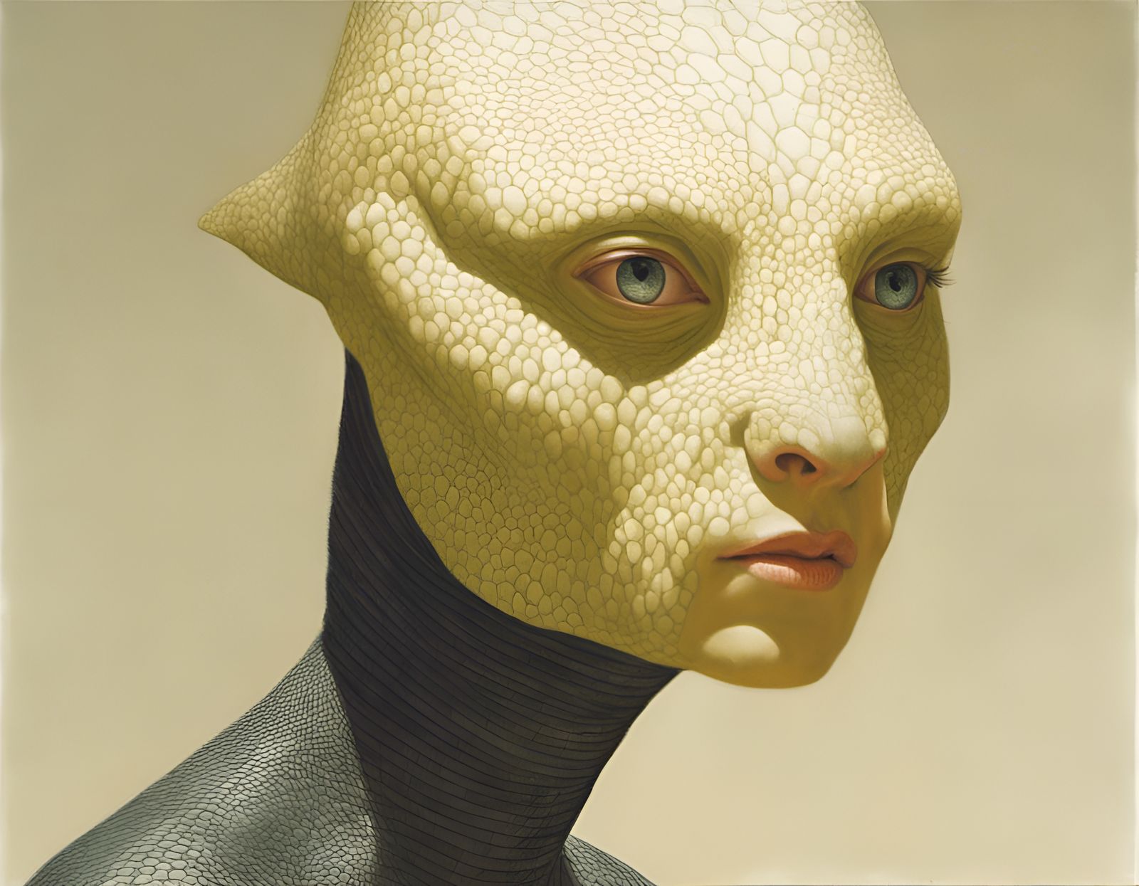 Hybrid Portrait - AI Generated Artwork - NightCafe Creator