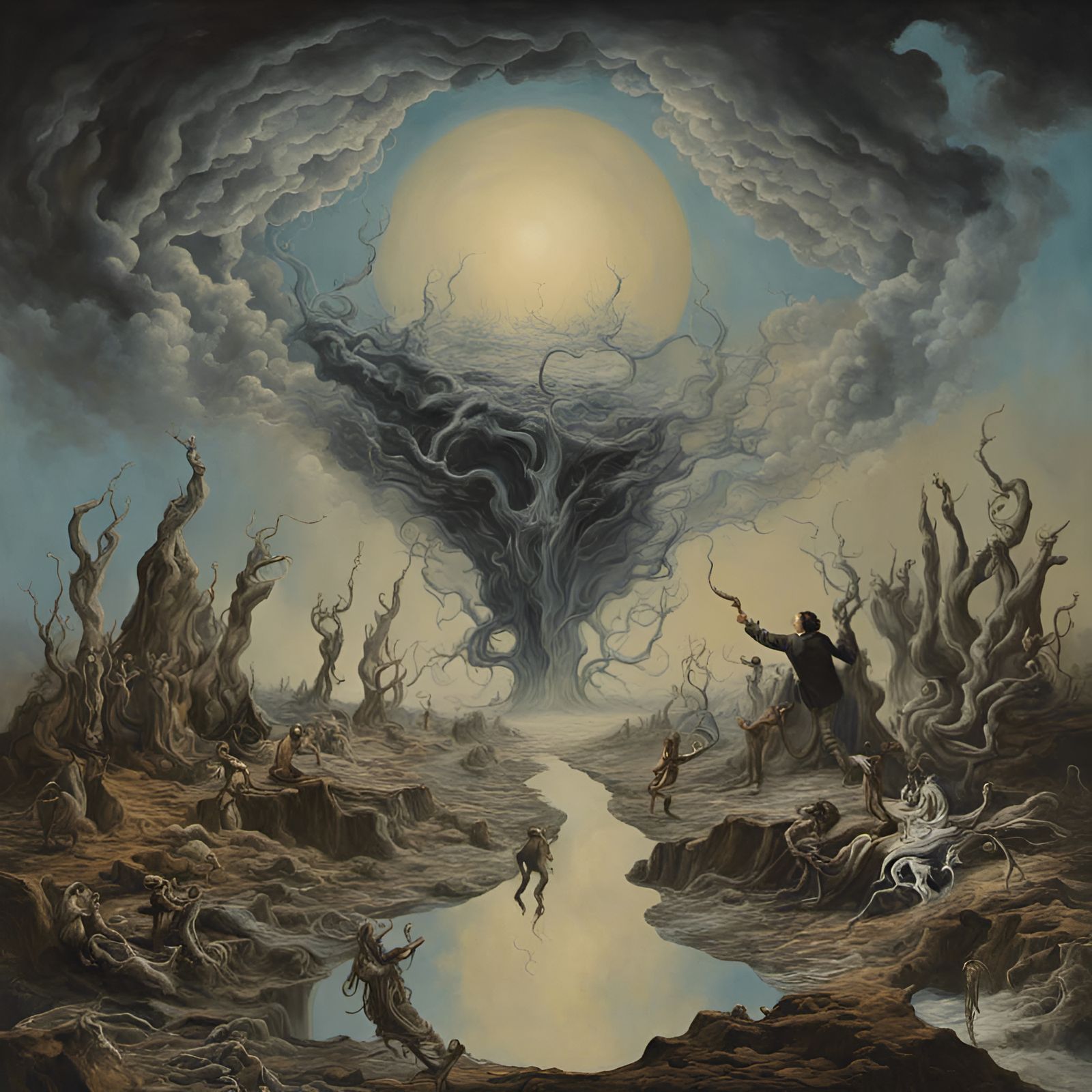 On a stroll through the dreamworld: the tree of despair - AI Generated ...