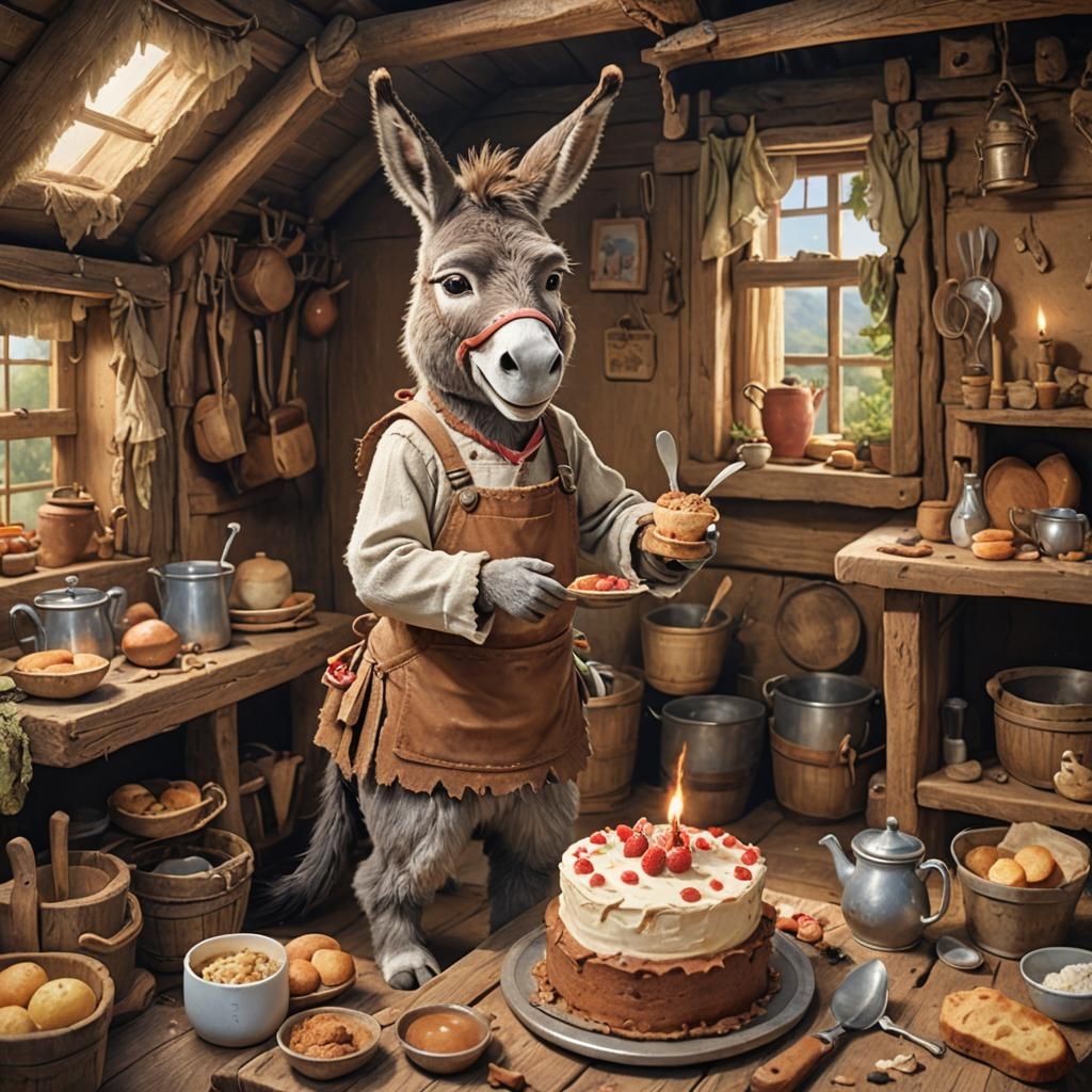 Cooking a cake for her Charming Prince (1 full year of love ️) - AI ...