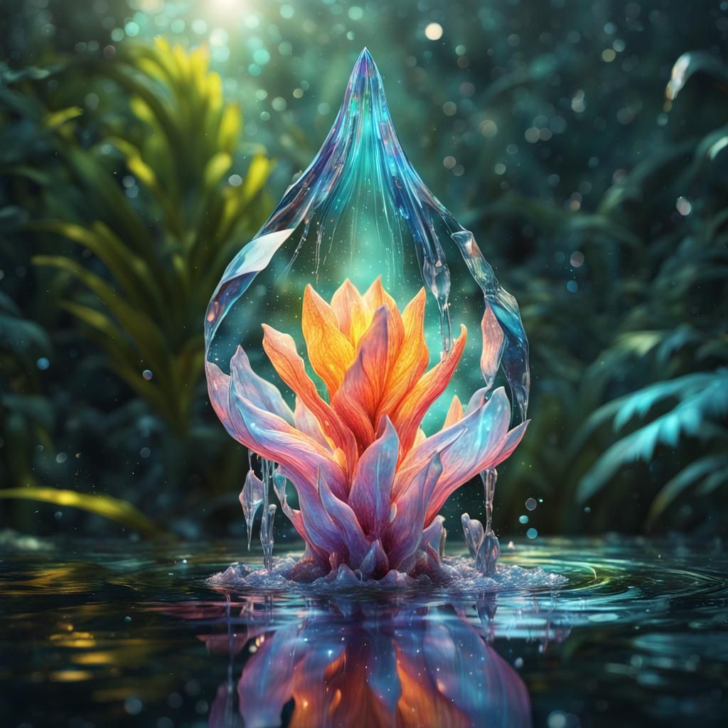 a fantastic flower - AI Generated Artwork - NightCafe Creator