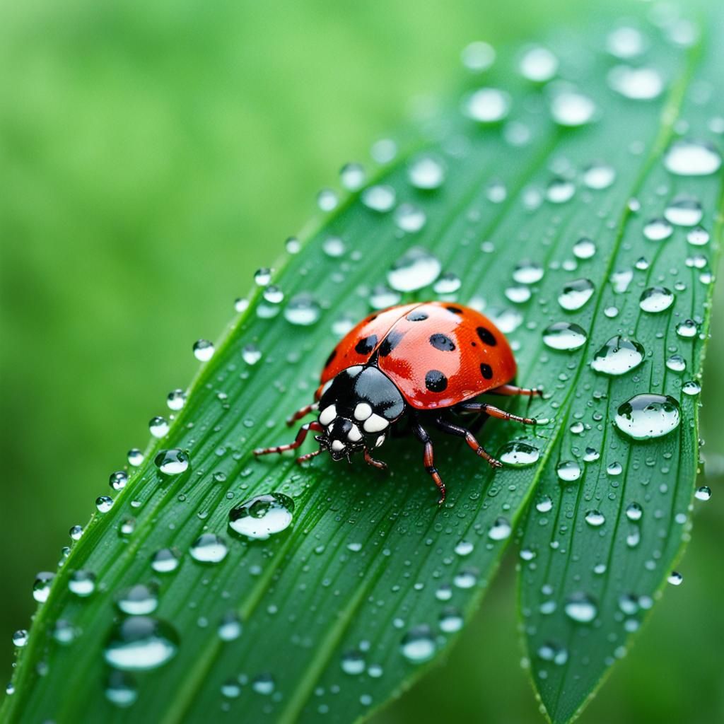 Lucky ladybug - AI Generated Artwork - NightCafe Creator