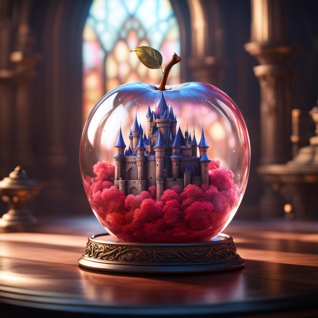Castle apple - AI Generated Artwork - NightCafe Creator