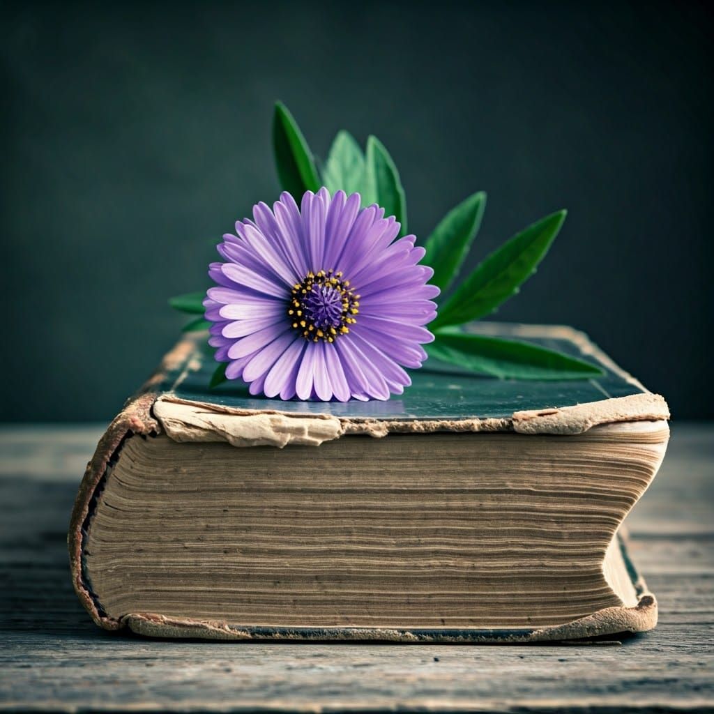 Flower on Book - Flower on Book
